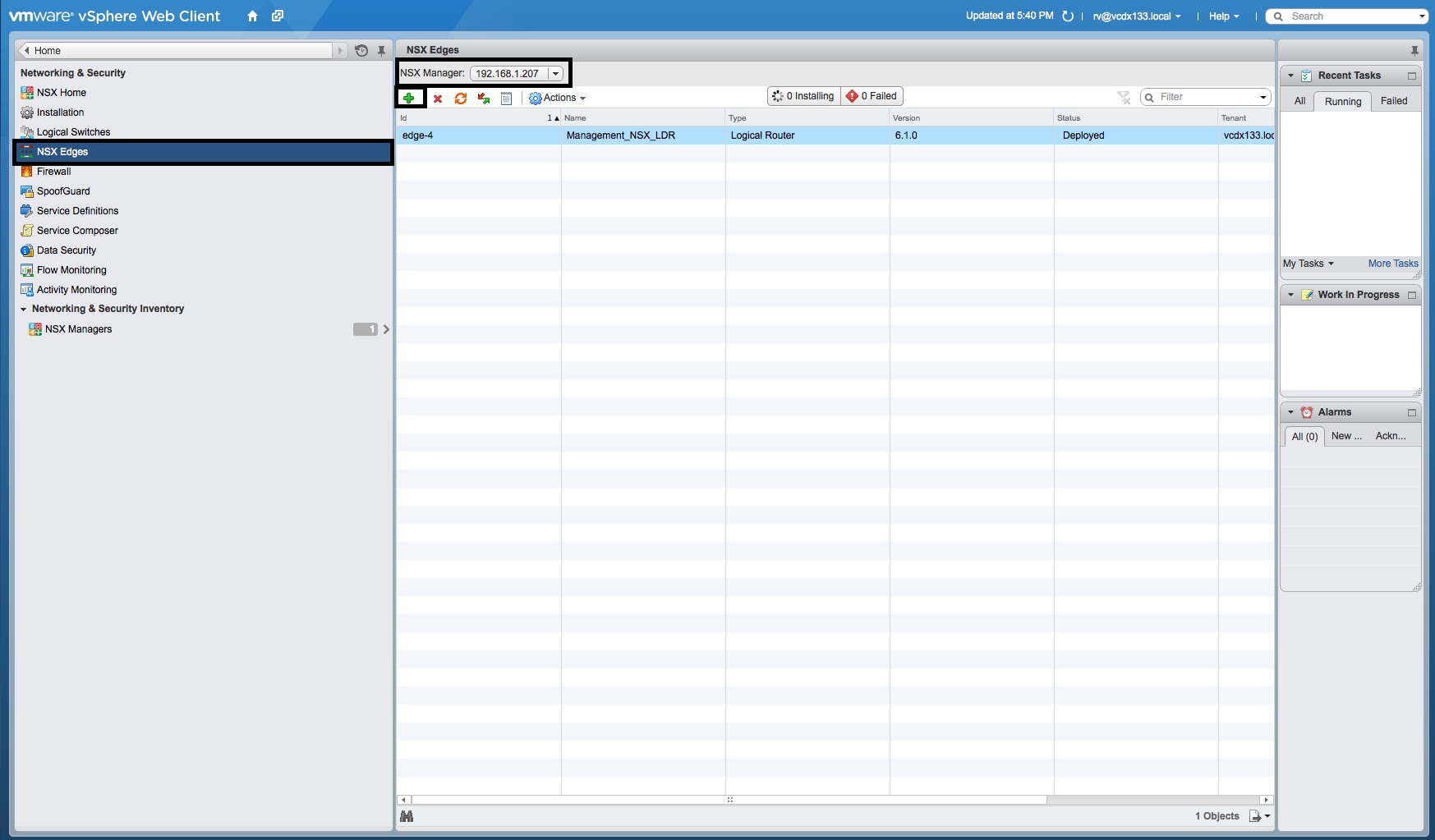 NSX DLR and ESG with OSPF – Part 4 – Deploy ESG – vcdx133.com