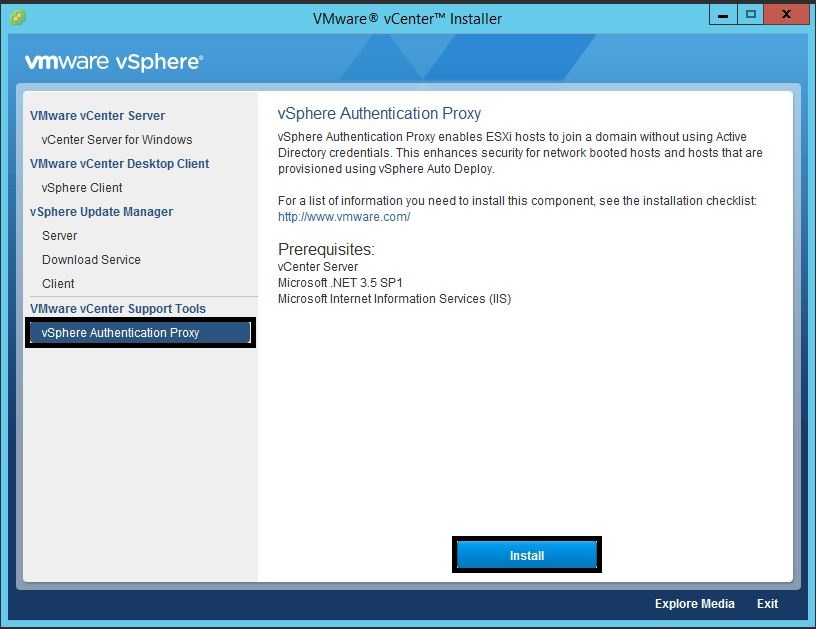 Vsphere 60 Basics Part 6 Installing Vsphere Authentication Proxy