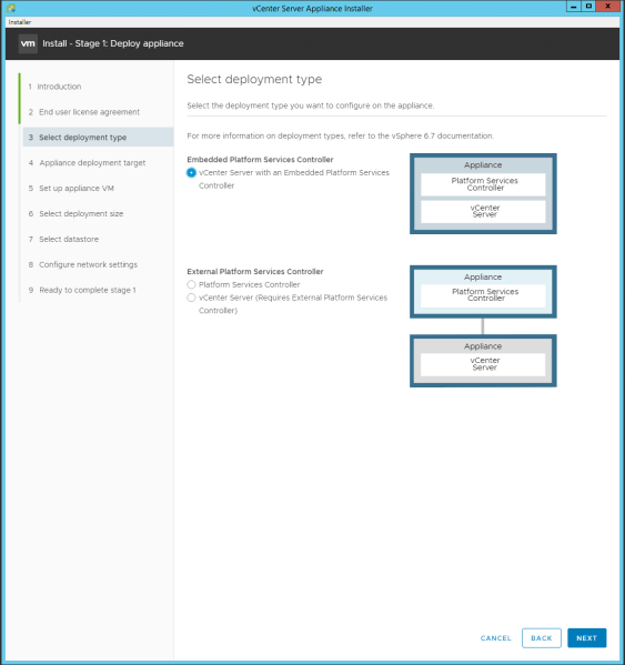 vSphere 6.7 Basics – Part 2 – vCenter Server Appliance Install ...