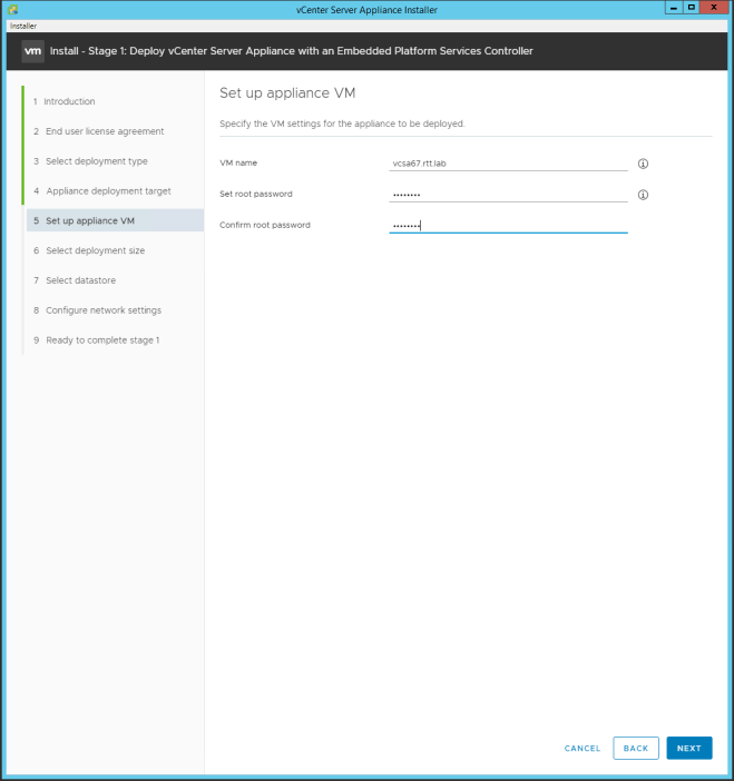 vSphere 6.7 Basics – Part 2 – vCenter Server Appliance Install ...